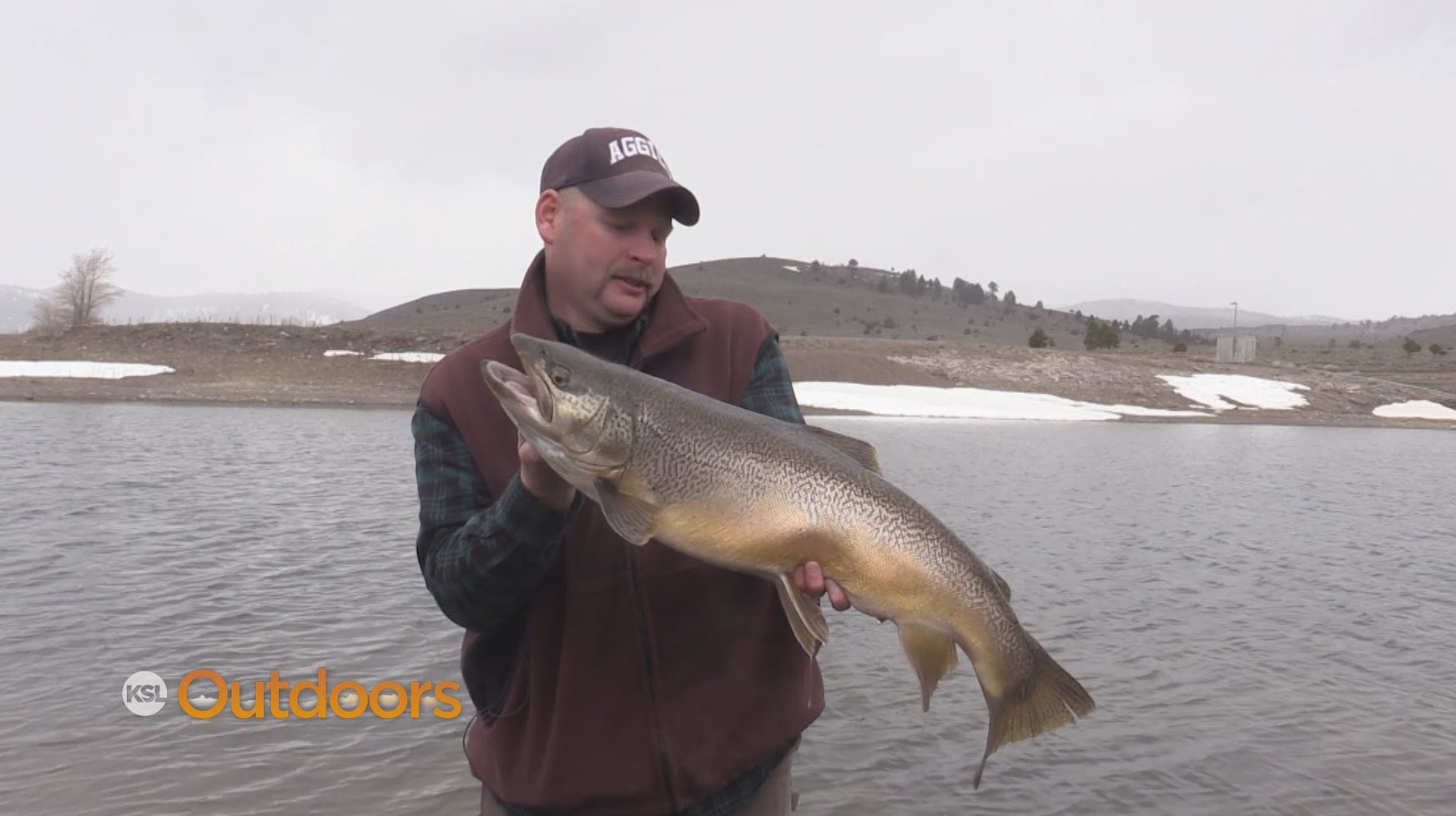 Huge Tiger Trout at Panguitch Lake Ice Off - KSL Outdoors